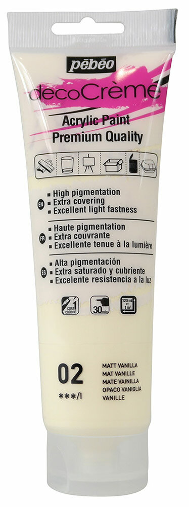 PEBEO изумрудный decoCreme 120 мл кремовая матовая краска акриловая 089033 для декора