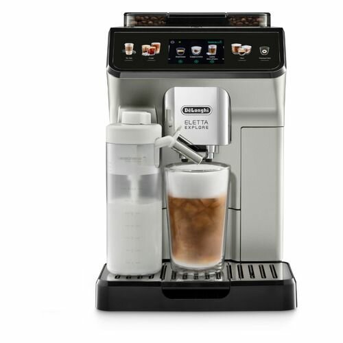 Кофемашина DeLonghi Eletta Explore ECAM450.55. S, серебристый/черный