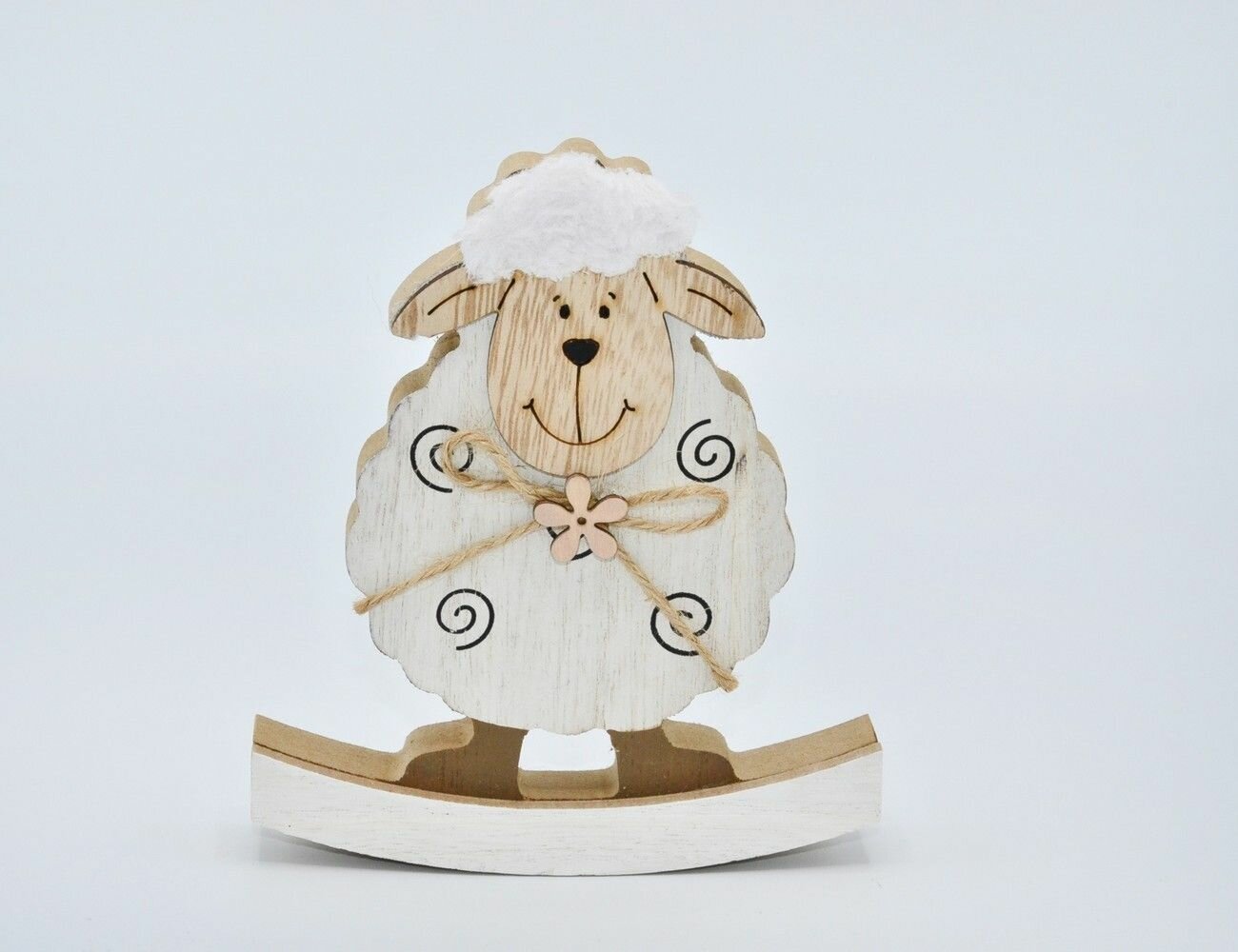 Декоративная фигурка овечка, дерево, 14 см, Breitner