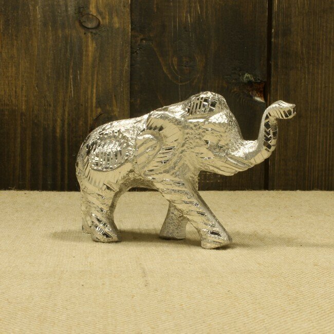 Слон алюминиевый светлый #3