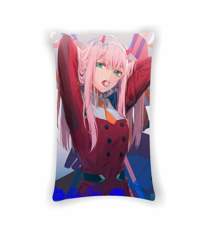 Подушка Любимый во Франксе, Darling in the Franxx №4, С одной стороны