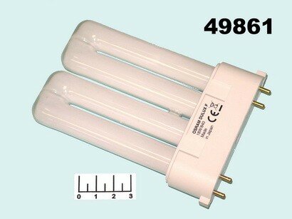 Лампа люминесцентная 18W 2G10 840 4000K белый Osram 4 контакта