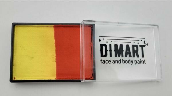Сплит-кейк DIMART 50гр. желтый-оранжевый