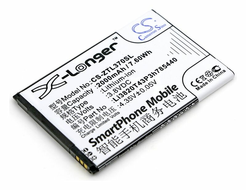 Аккумулятор Cameron Sino CS-ZTL370SL для ZTE Blade L370