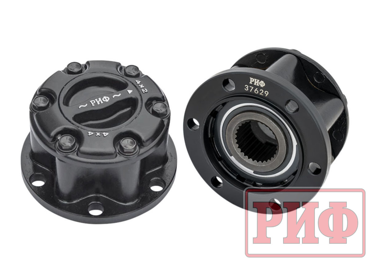 Хабы колесные РИФ для Nissan Navara D22/Terrano WD21 усиленные (2 шт.)