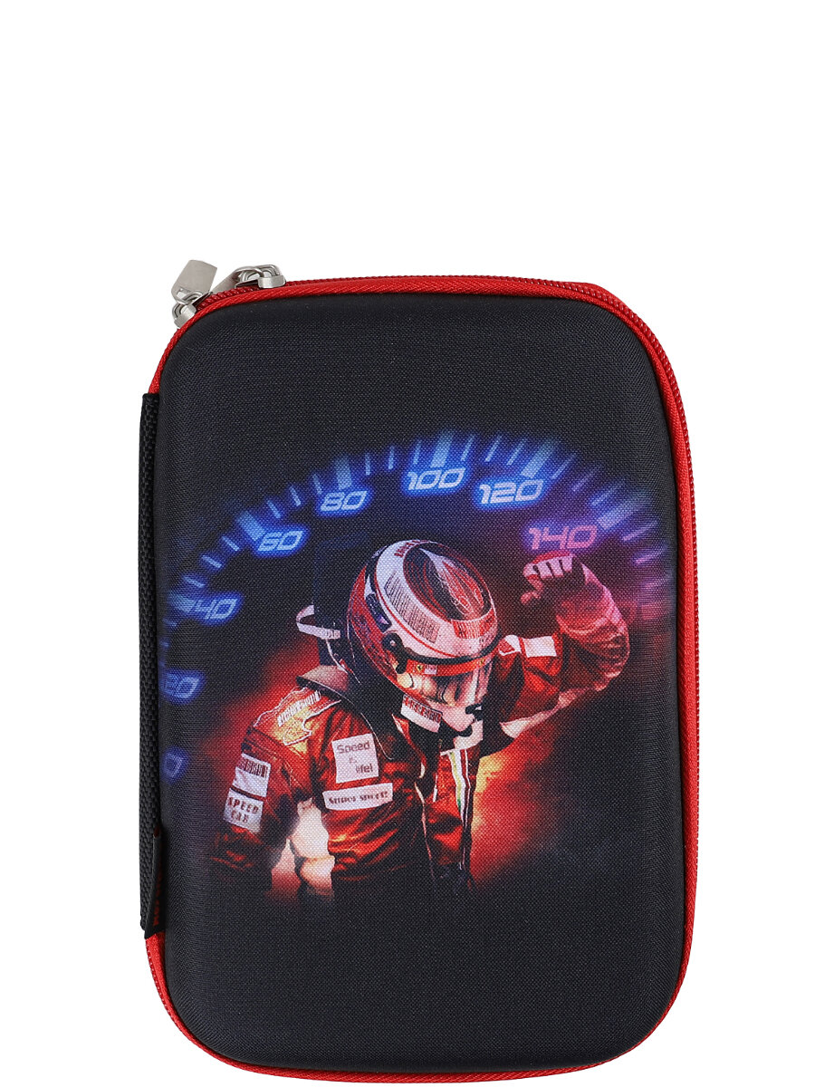 Пенал BagRio, Черный, Единый школа