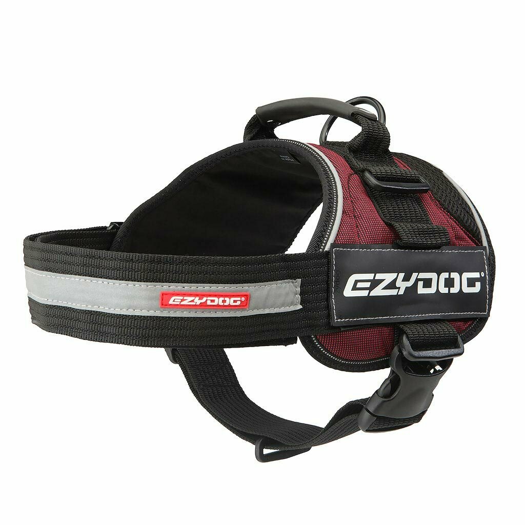 Шлейка для собак | EZYDOG | Convert | L | обхват груди 70-90см | Бордовый