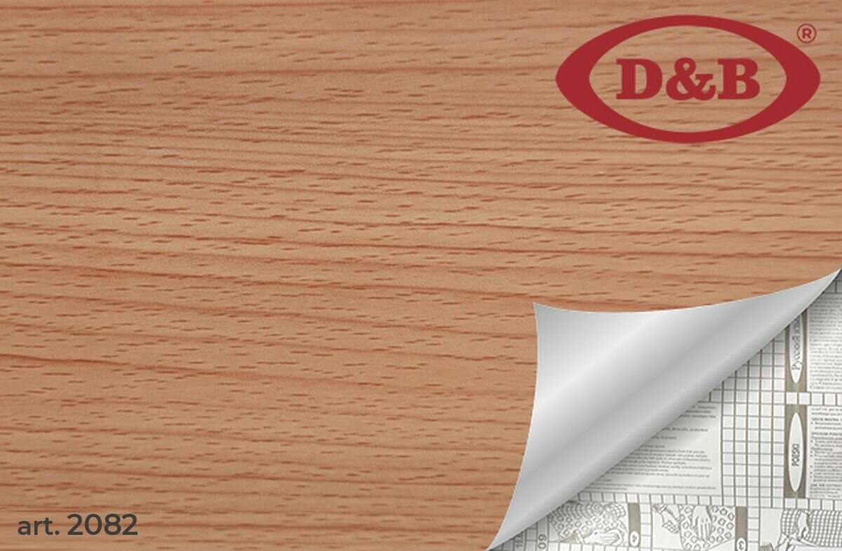 Пленка самоклейка 45смх 8м D&B дерево "Светлое" 2082