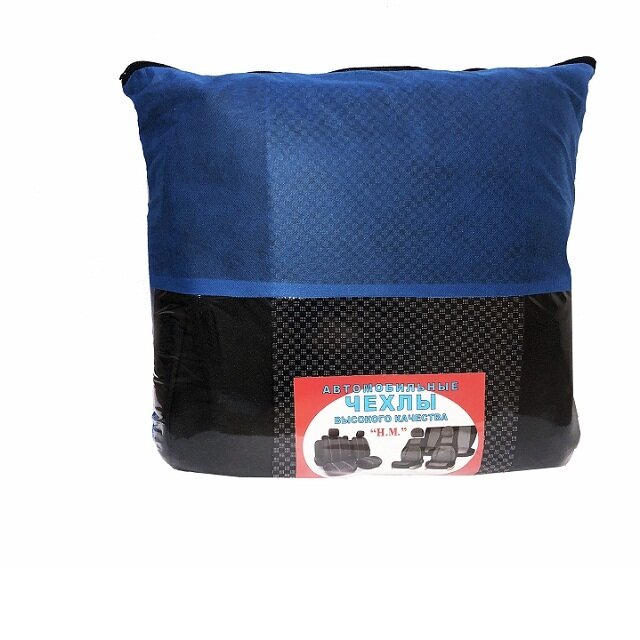 Комплект чехлов на весь салон для ВАЗ - 2109, жаккард, цвет чёрный