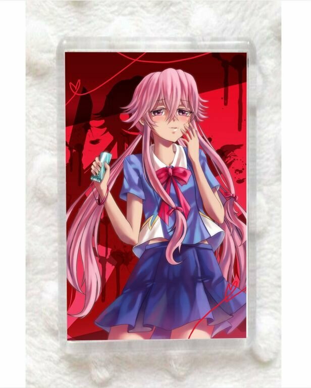 Магнит акриловый The Future Diary, Дневник будущего №7