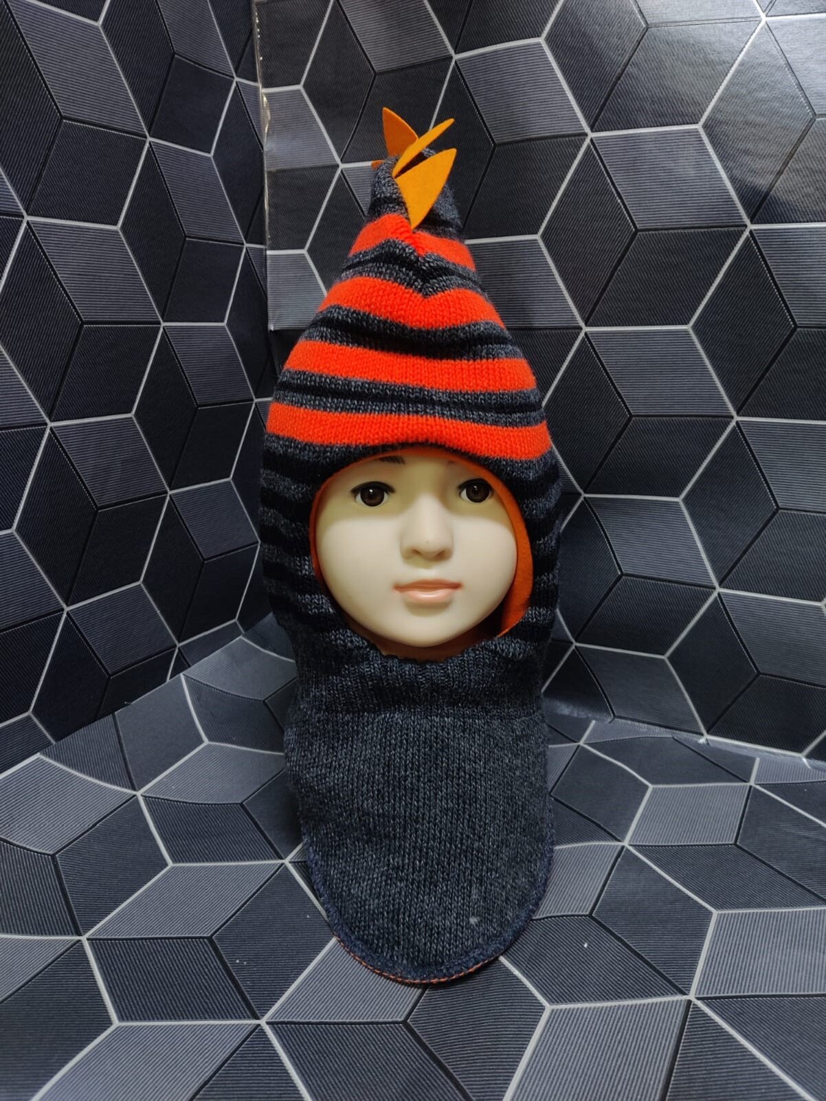 Балаклава шапка-шлем для мальчиков