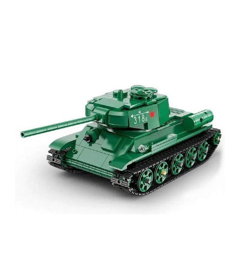 Радиоуправляемый конструктор CaDA MASTER Советский танк Т-34 1/35 (722 детали)