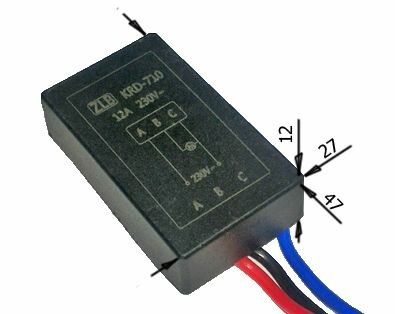 Плавный пуск для УШМ, дисковых пил до 2,5 кВт KRD-710