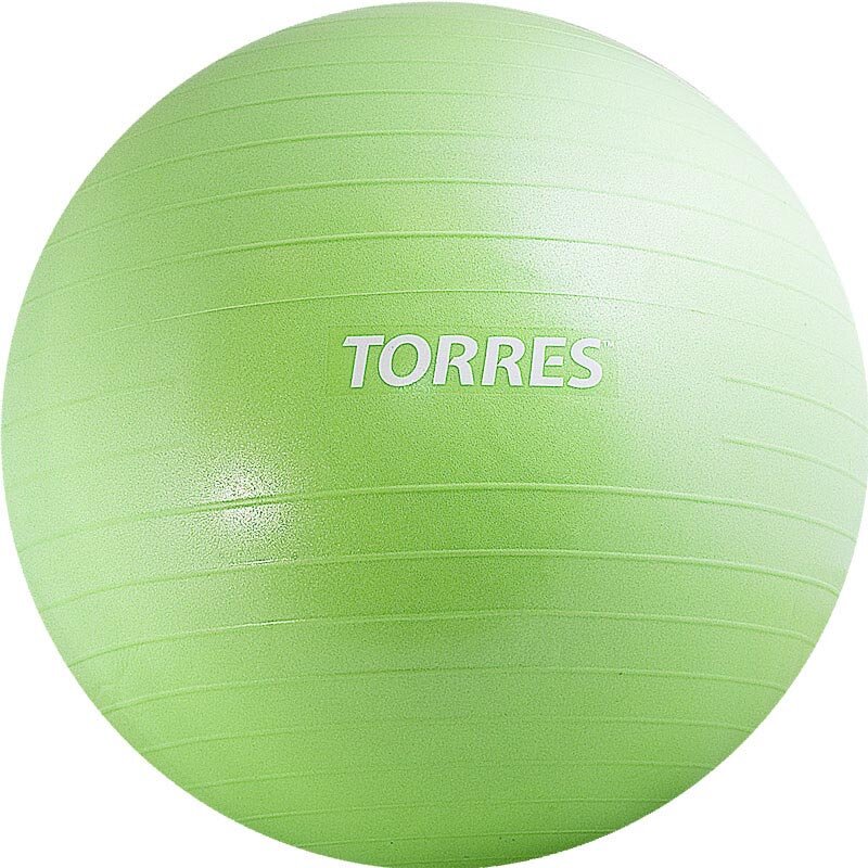 TORRES Мяч для фитнеса TORRES, диаметр 55 см. (Зеленый)