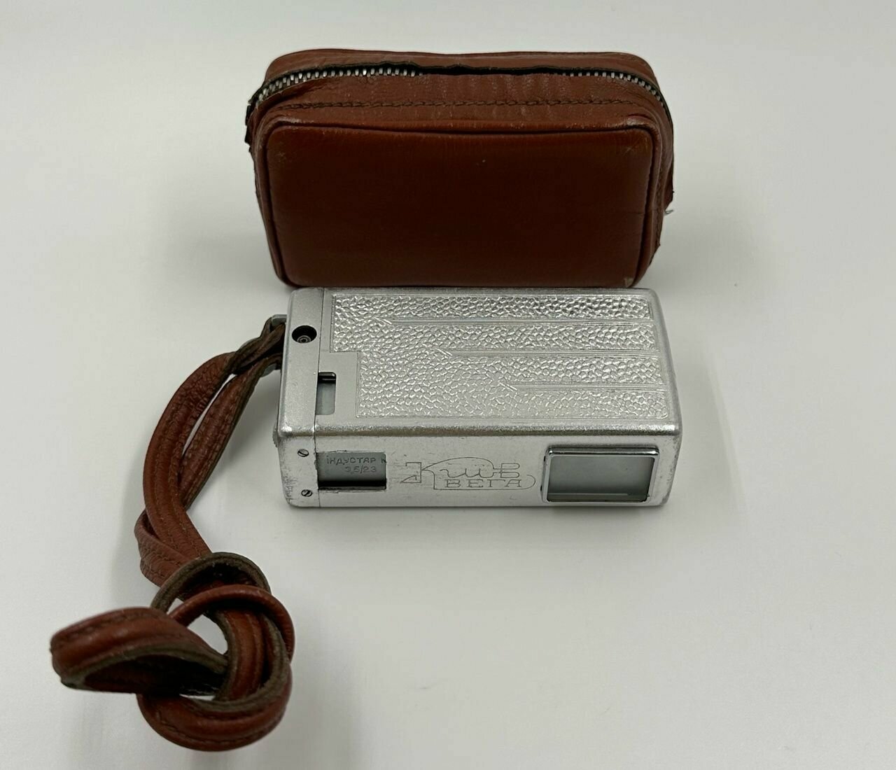 Миниатюрный Фотоаппарат Киев Вега Объектив Индустар-М Редкая Модификация! с Футляром!