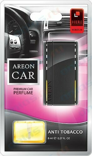 Ароматизатор на печку жидкий Areon Car Anti Tobacco антитабак блистер 8 мл