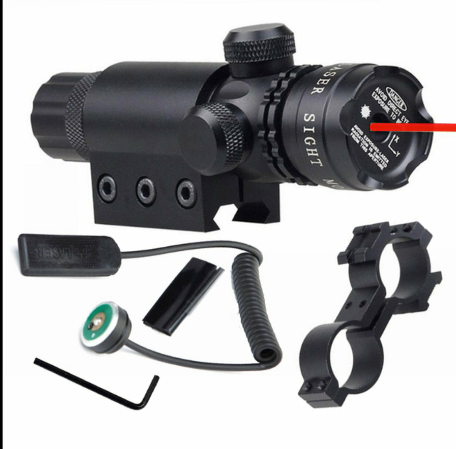 Красный лазерный прицел LaserScope 30 мВт (ЛЦУ)