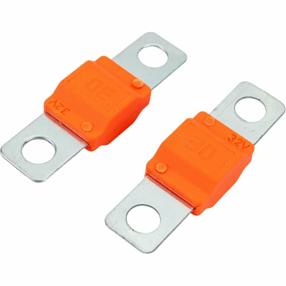 Предохранитель Nord-Yada ABF-405 ленточный, с изолятором 30A 40,8x12,1 мм, d 5,6 мм, 2 шт. в упаковке 904628