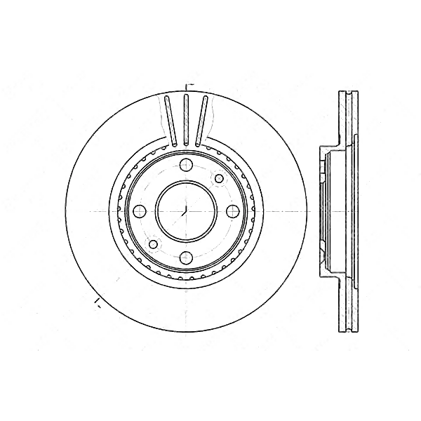 STELLOX 6020-3910V-SX (23-0549 / 230549 / 40206 00Q0K) диск тормозной передний\ Renault (Рено) Clio (Клио)