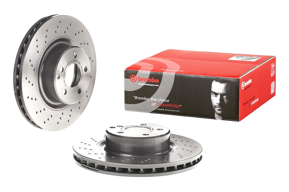 BREMBO 09. A353.11 (09A35311 / 2204210812 / 2204212512) диск торм. пер. вент.[330x32] 5 отв (Комплект 2 штуки)