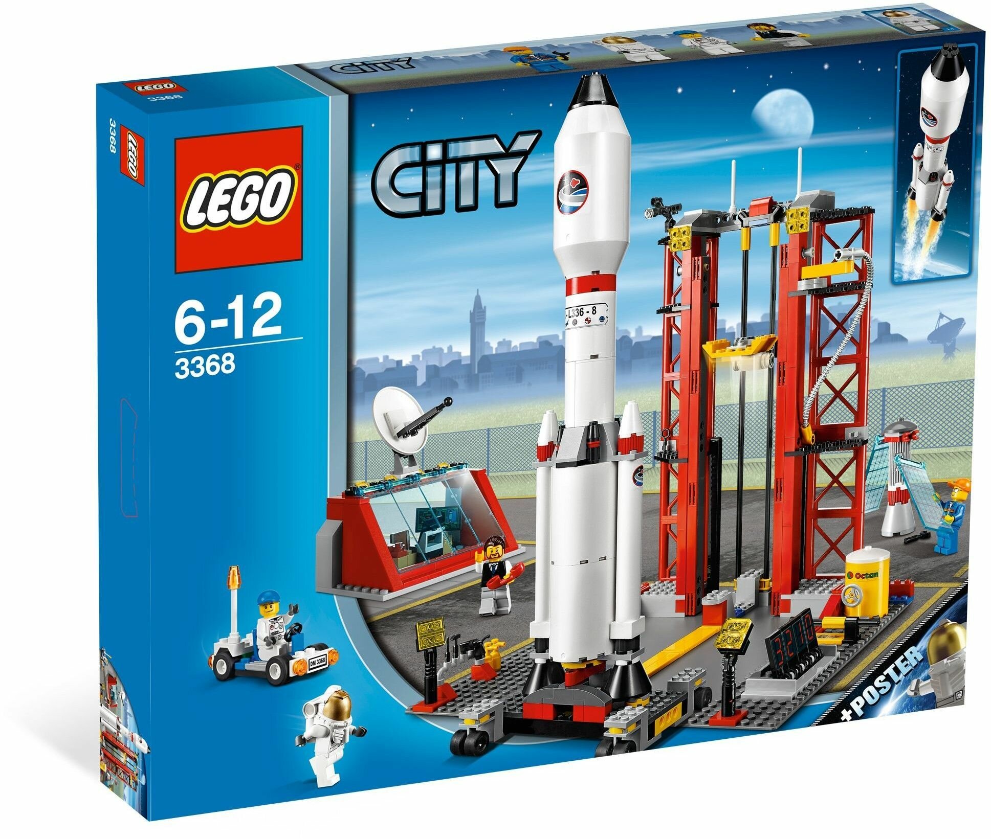 Конструктор LEGO City 3368 Space Center (Космодром) 2011 год