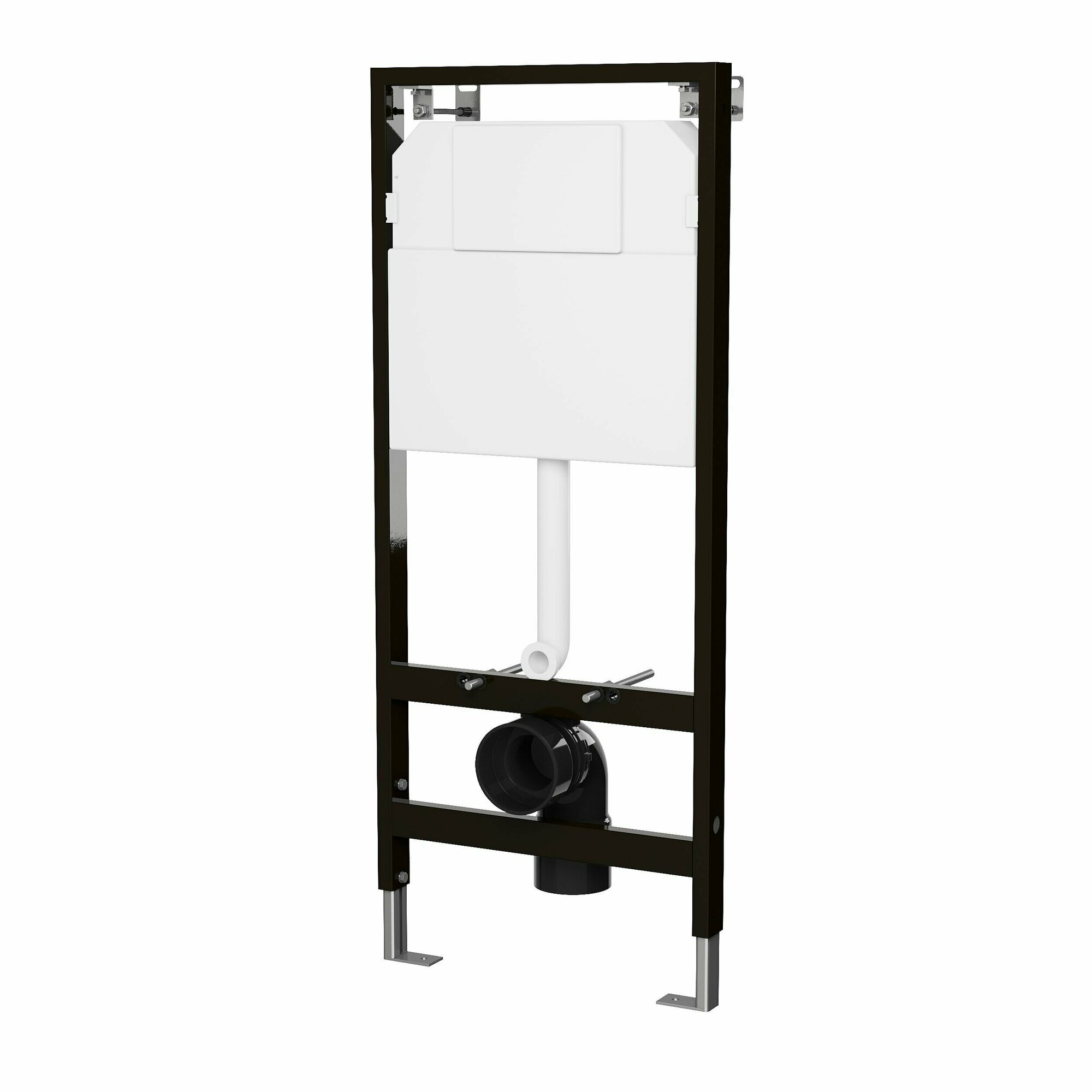 Система инсталляции Sole для подвесного унитаза (монтажный комплект без клавиши), рама + крепления с бачком