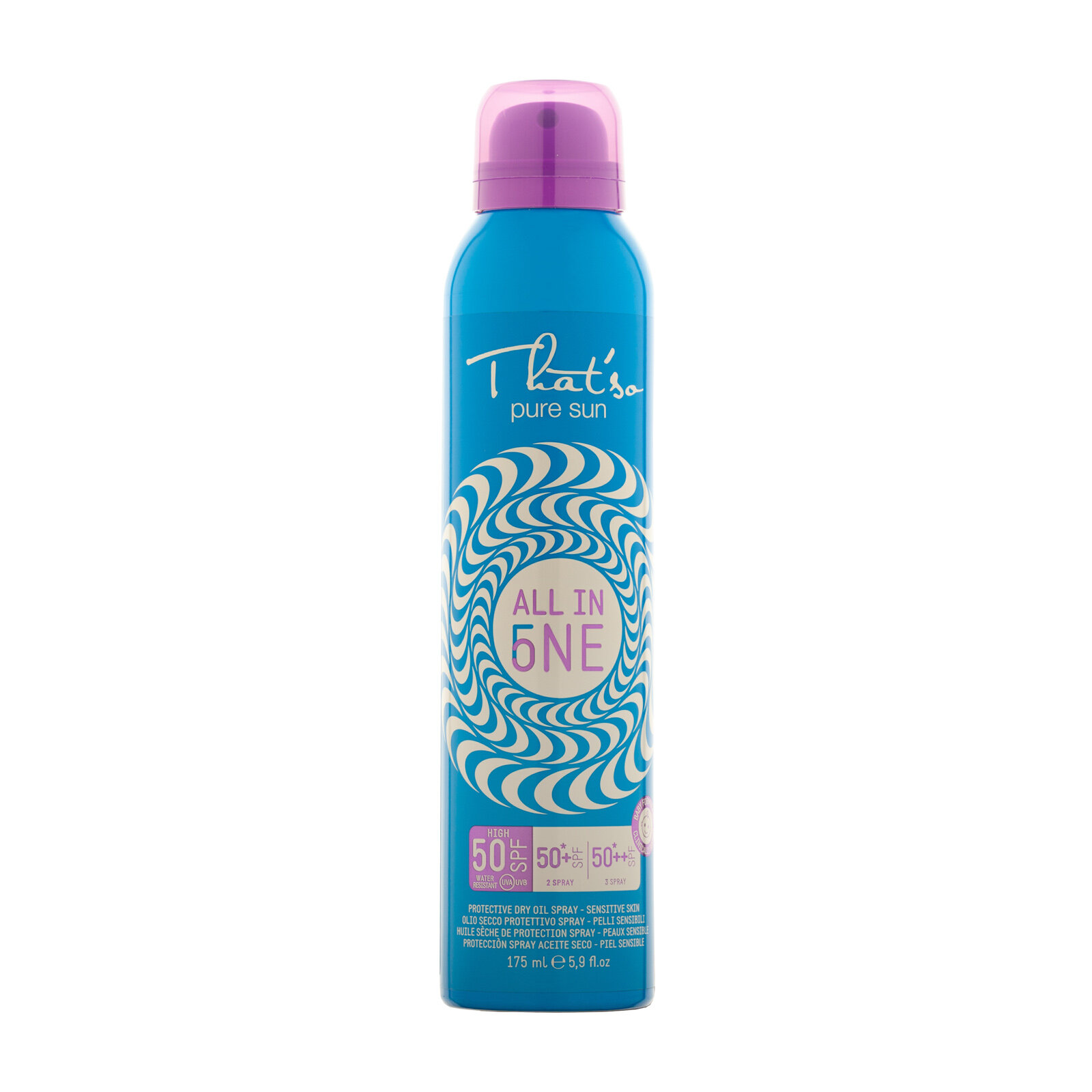 Спрей для защиты от солнца That'so, SPF 50, с маслом авокадо и жожоба, 175 мл