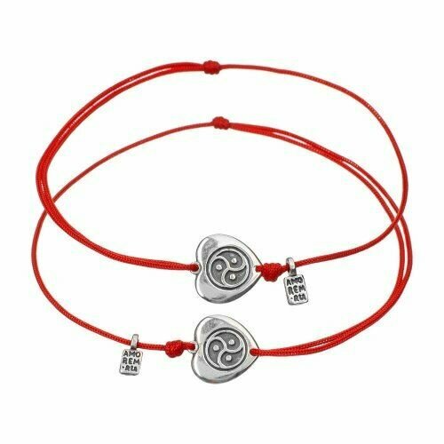 Набор браслетов, серебро, 925 проба