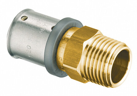 Пресс-муфта 16*2 x 1/2"НР FAR (4900 1601)