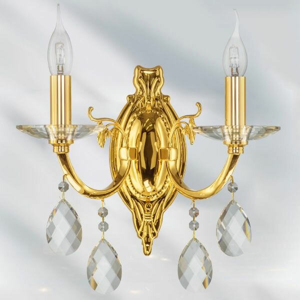 694622 Бра STREGARO 2х60W E14 золото, шт