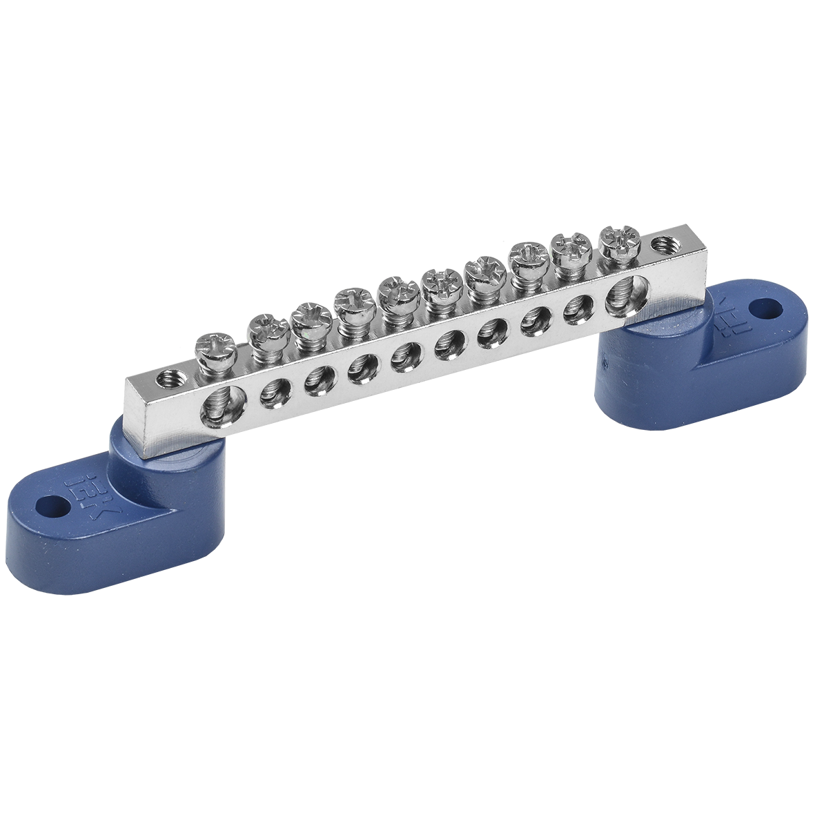 Нулевая шина на двух угловых изоляторах, IEK YNN10-10-C2-K07-N (10 шт.)
