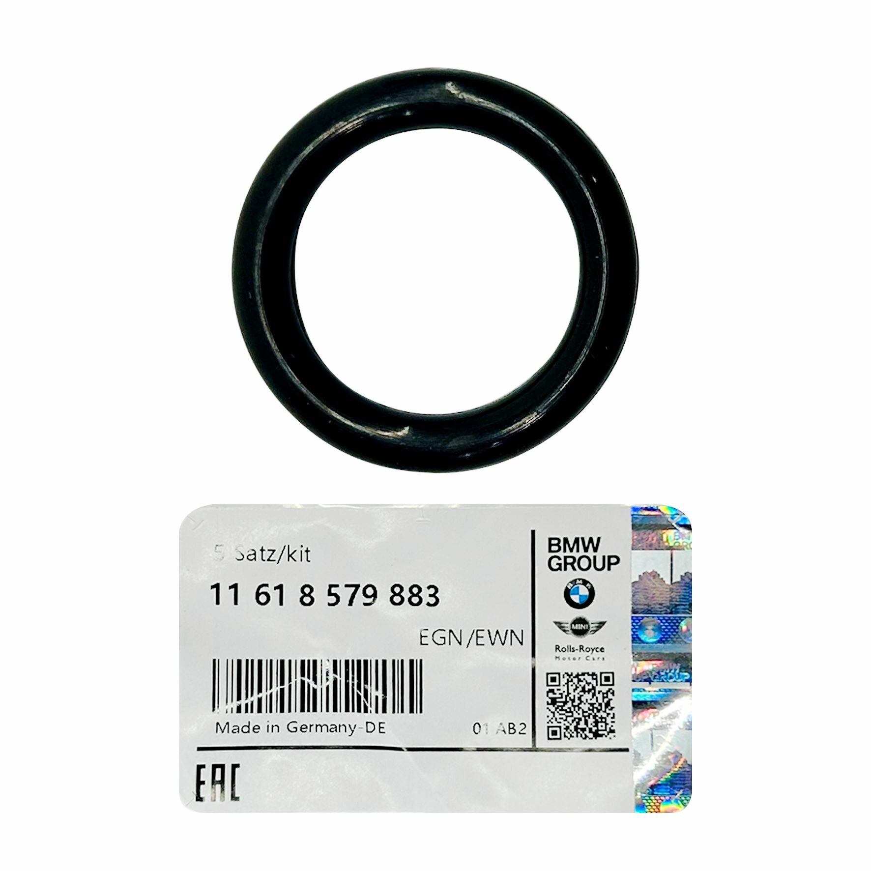 О-образное кольцо BMW / БМВ арт. 11618579883