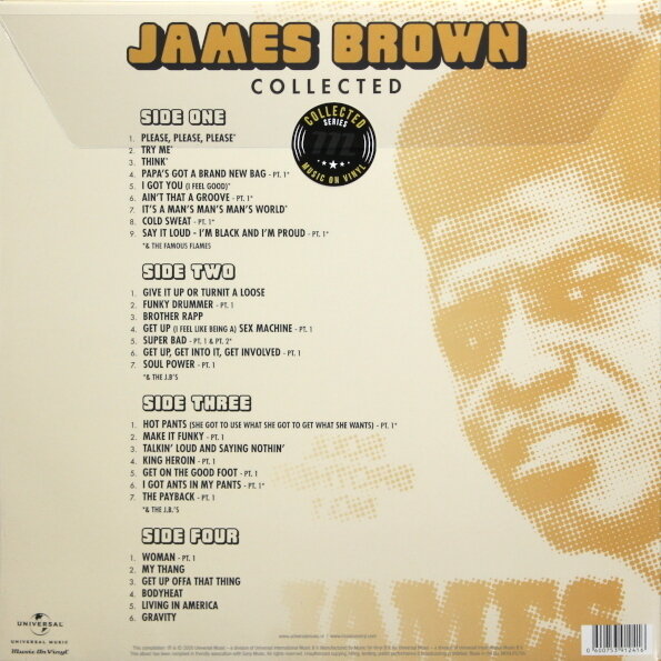 Виниловая пластинка James Brown "Collected" Lp — фото 1