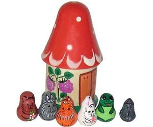 Пальчиковый театр в домике Теремок арт. Р-45/778 (РНИ) /20