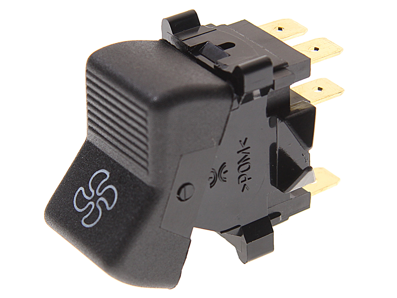 Переключатель клавиша КАМАЗ-6520 отопителя вентилятора радиодеталь