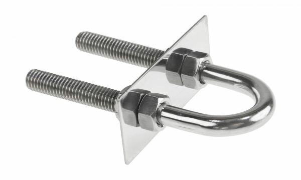 Рым-болт U-образный D9.5 мм, Lрез. 63.5 мм