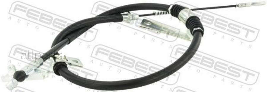 FEBEST 14100-KYR05RH Трос ручного тормоза R SSANG YONG Actyon 01-13 FEBEST 14100-KYR05RH