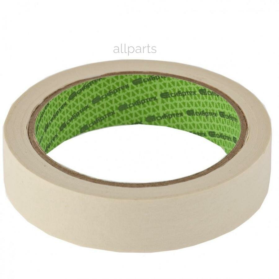 СИБРТЕХ 88700 Лента малярная 19 мм x40 м на бумажной основе СИБРТЕХ 88700