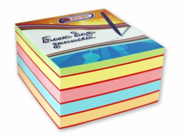 Кубарик 9*9*4,5 цветной экстра 2-6 цвета, офсет. арт. ar-3989