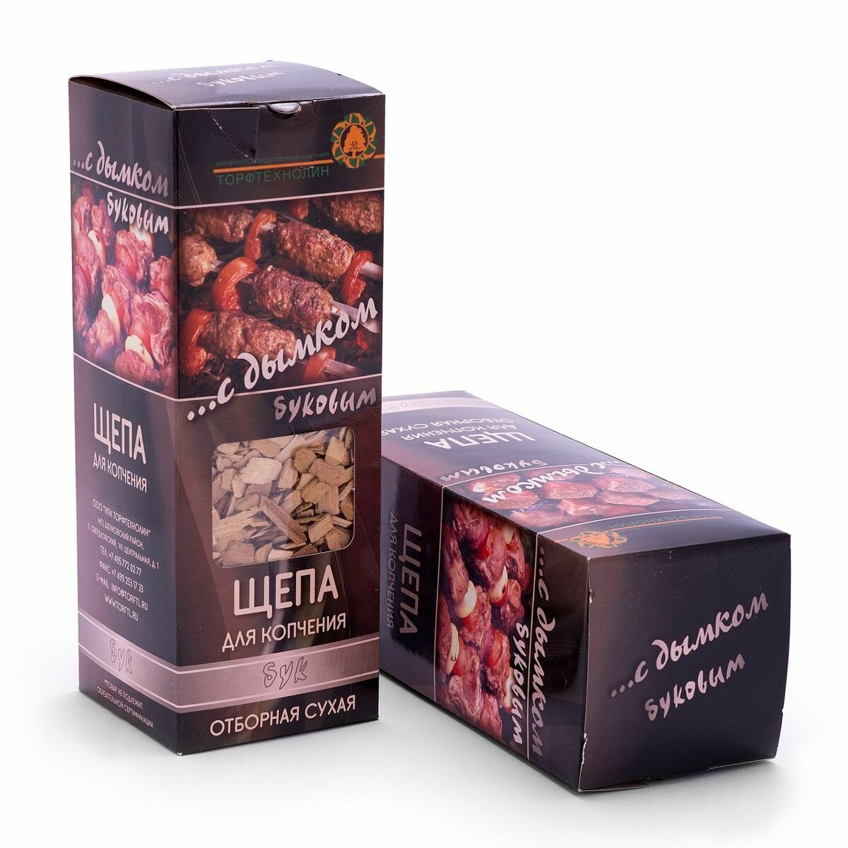 Щепа для копчения "с дымком буковым" отборная 250г