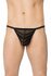Стринги Soft Line Collection, мужские, с полупрозрачной паховой областью, черные
