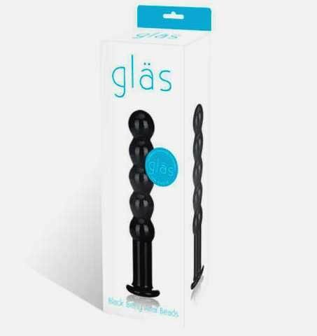 Анальная стеклянная цепь BLACK BERRY ANAL BEADS GLAS-101
