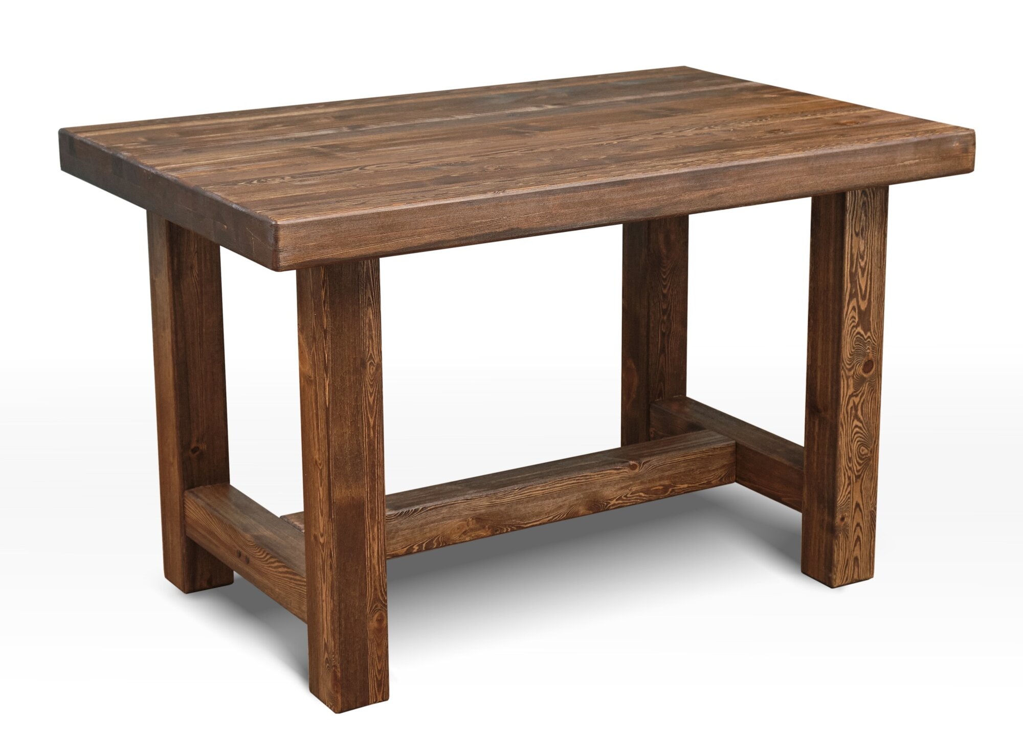 Ирбея садовый стол №1 140х80 (массив сосны, старение)