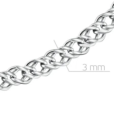 Цепь серебро, 925 проба