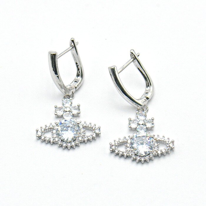 Серьги, фианит