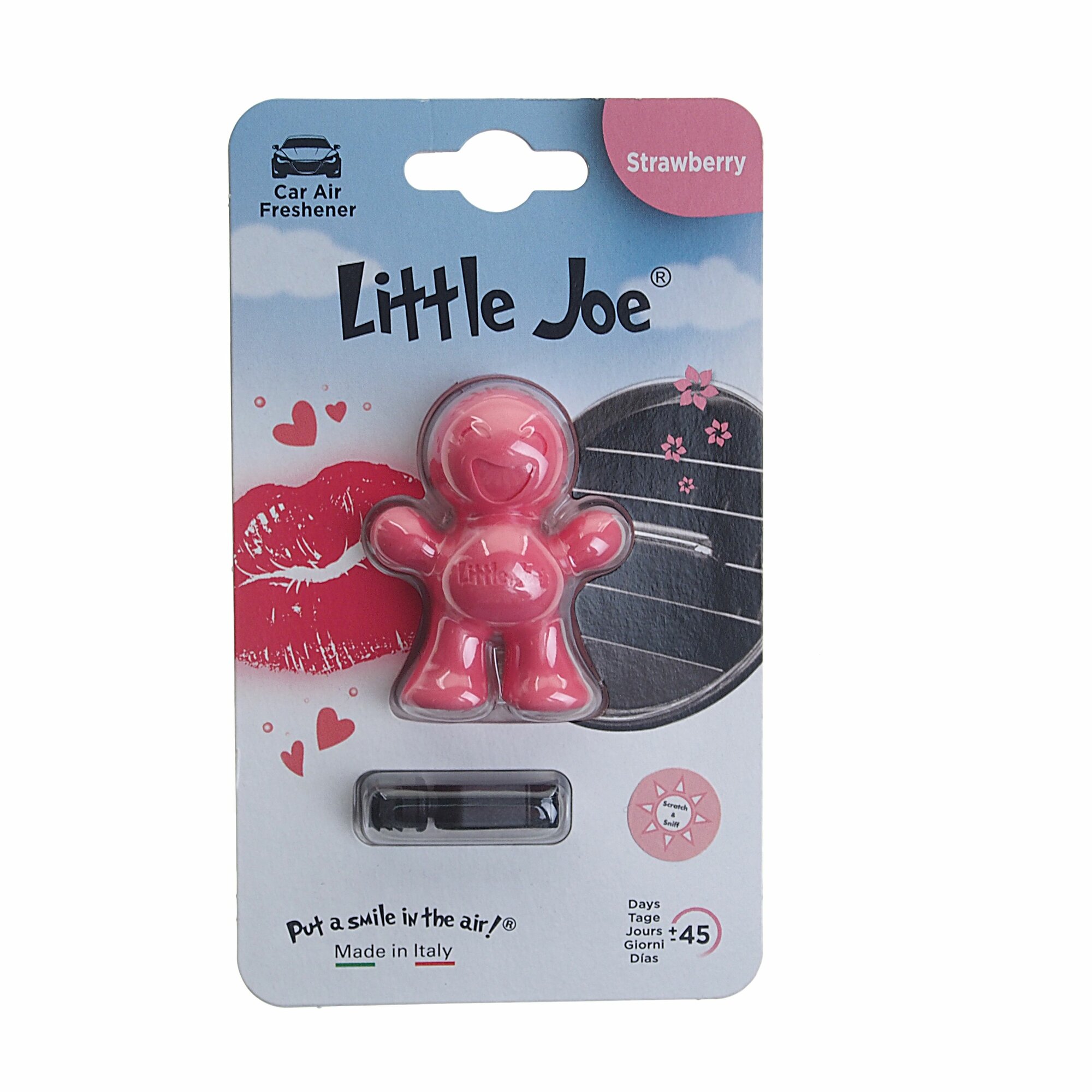 Ароматизатор воздуха EF1111 Little Joe Classic (Клубника) на дефлектор, 3D-Polymer Drive Int