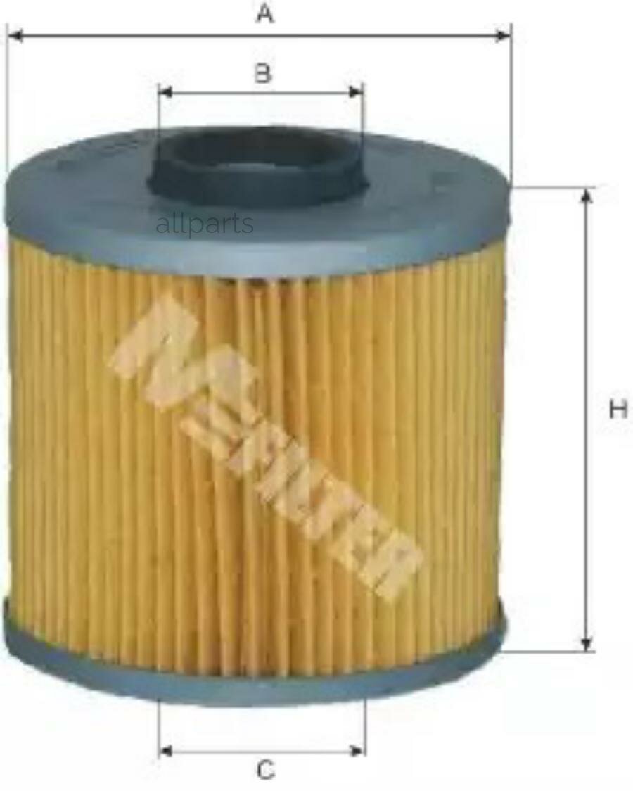 M-FILTER TE602 фильтр масляный!\ BMW E30/E34/E36 1.6i/1.8i 87-95