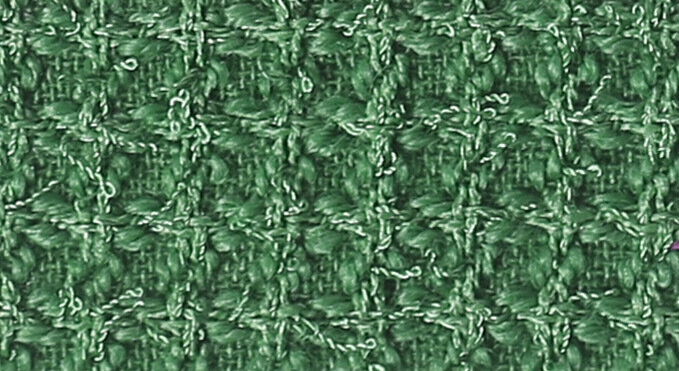 Ткань Xiaoxiangfeng, шерстяной твид, 25% шерсть/75% полиэстер, 150см, ярко-зелёная