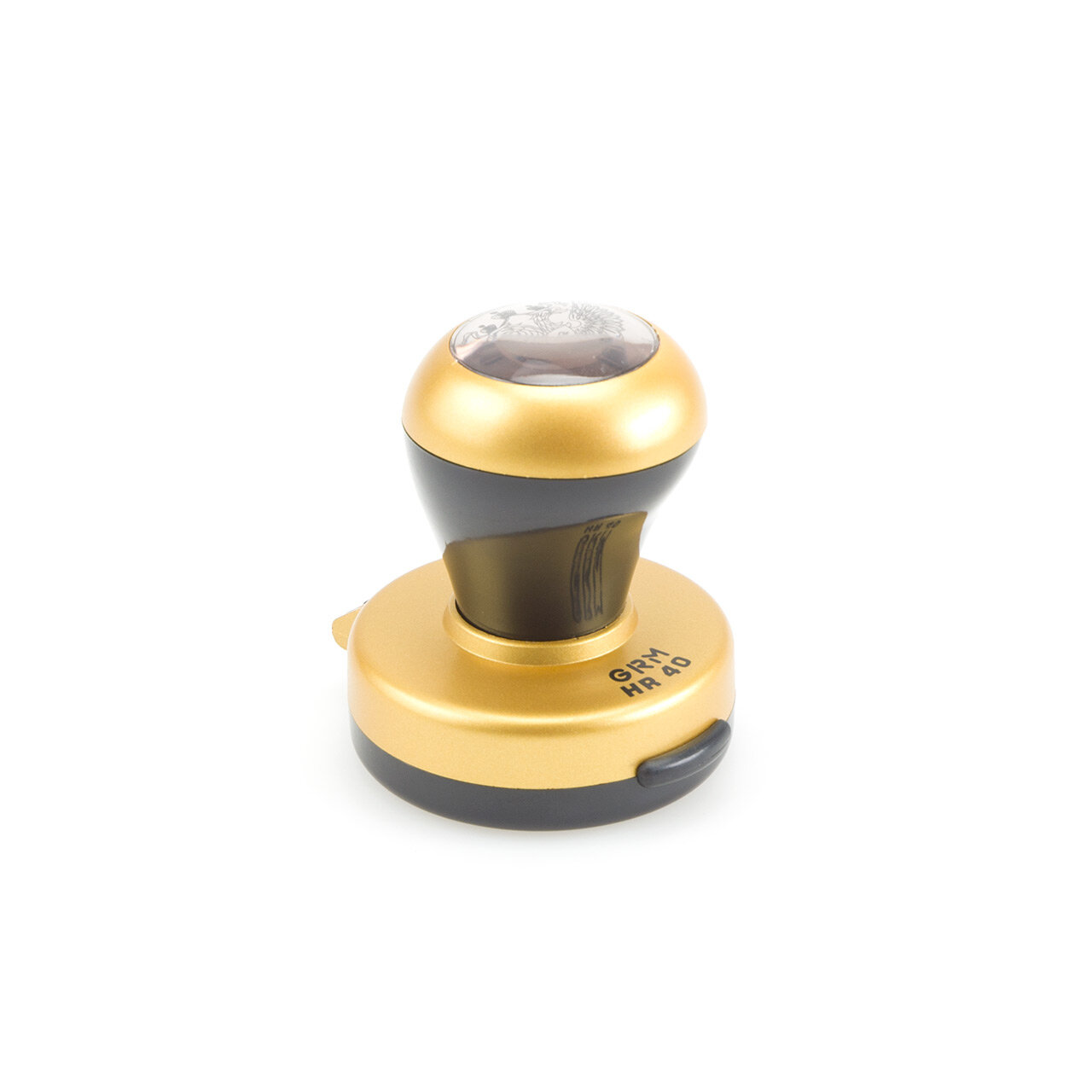 GRM HR40 ручная оснастка для печати, с подушкой, д.40 мм, золотой корпус