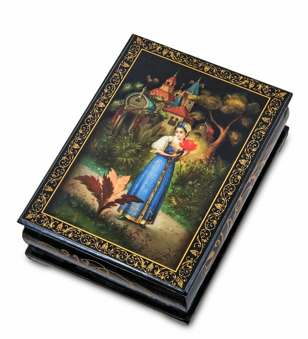 Шкатулка в технике декупаж (8х10х4)